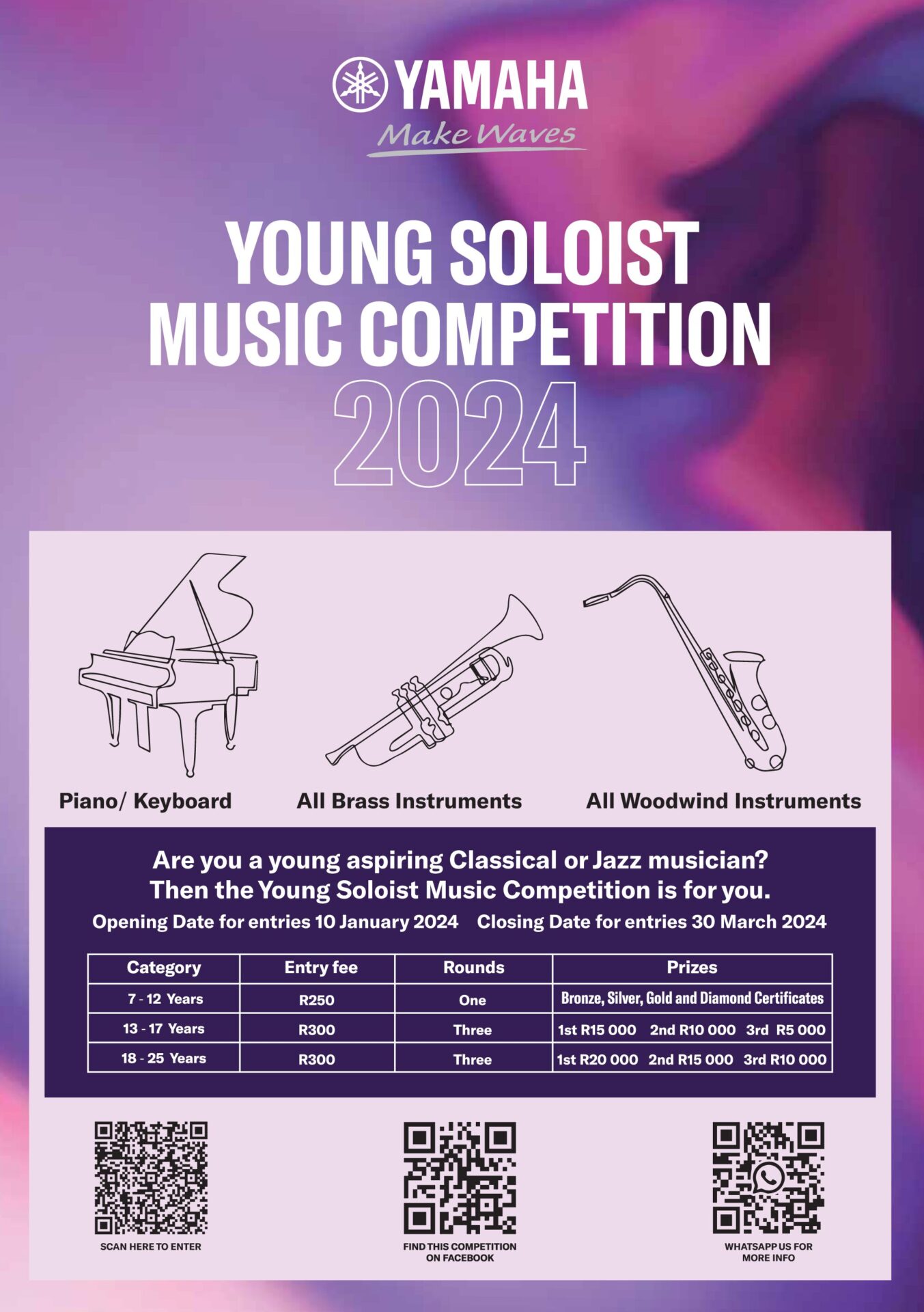 Yamaha Young Soloist Music Competition | Make Waves